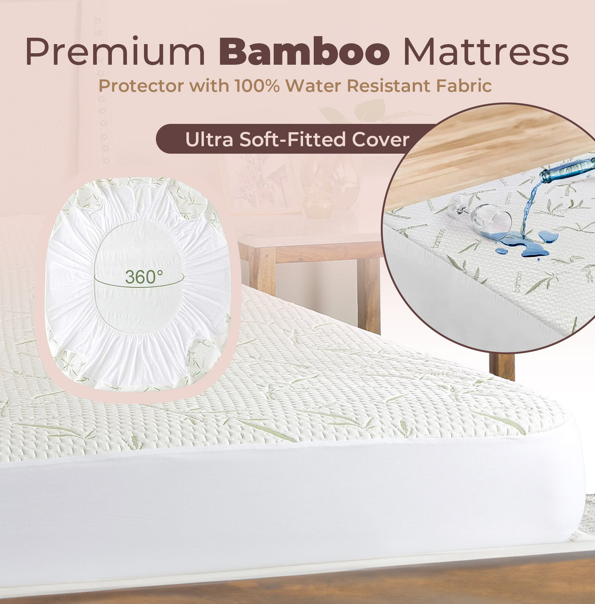 Twin/Double Mattress Bundle – 6" Mattress+ Bamboo Pillow+ Mattress ...
