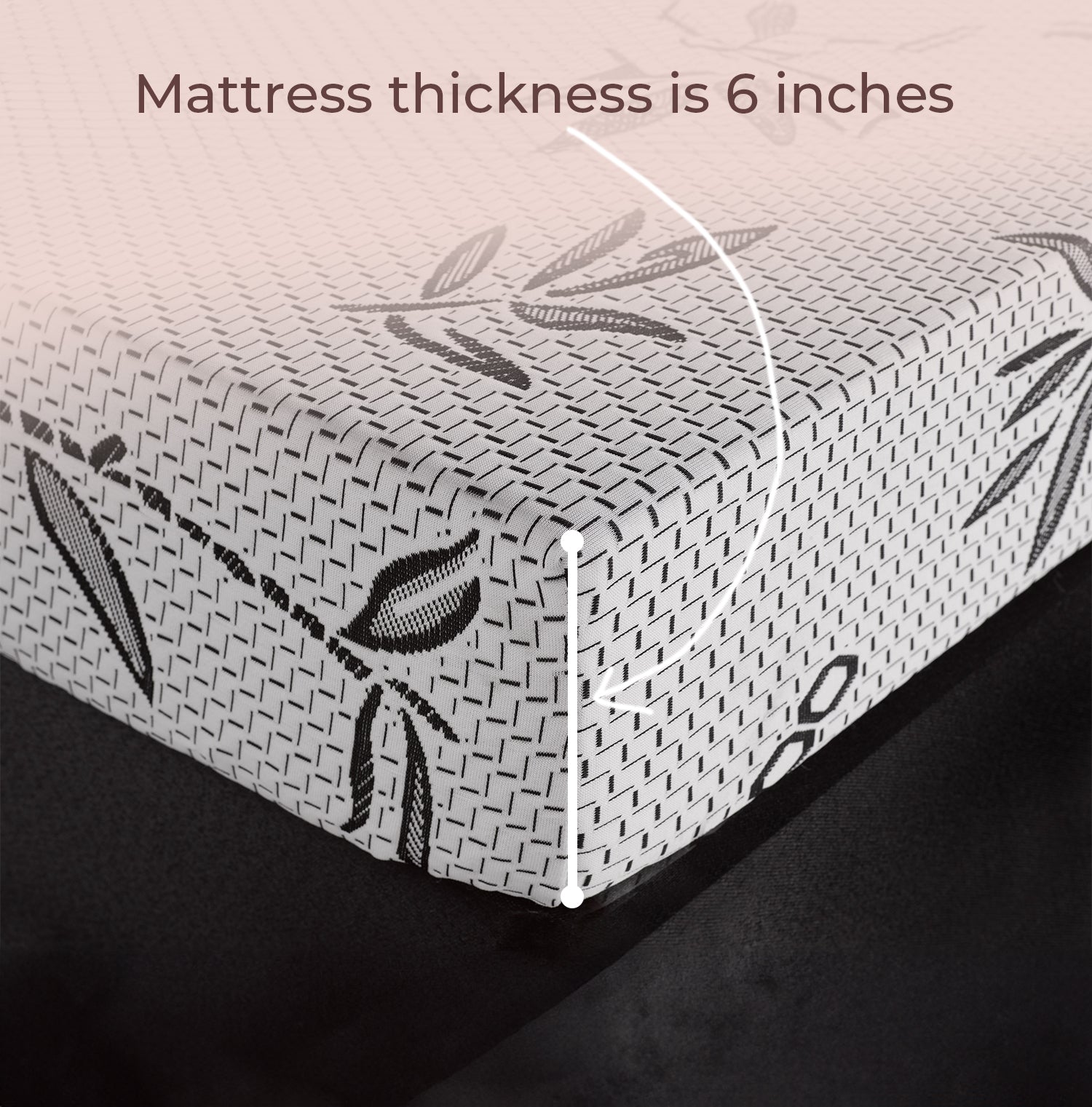 Twin/Double Mattress Bundle – 6" Mattress+ Bamboo Pillow+ Mattress ...