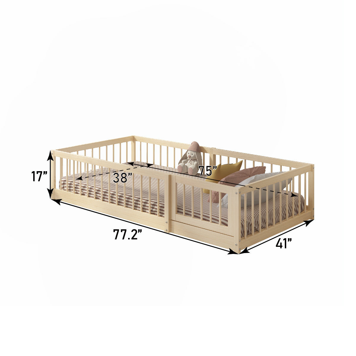 PREORDER DREAM RAFT MONTESSORI FLOOR BED - TWIN SIZE – Mimi Beds